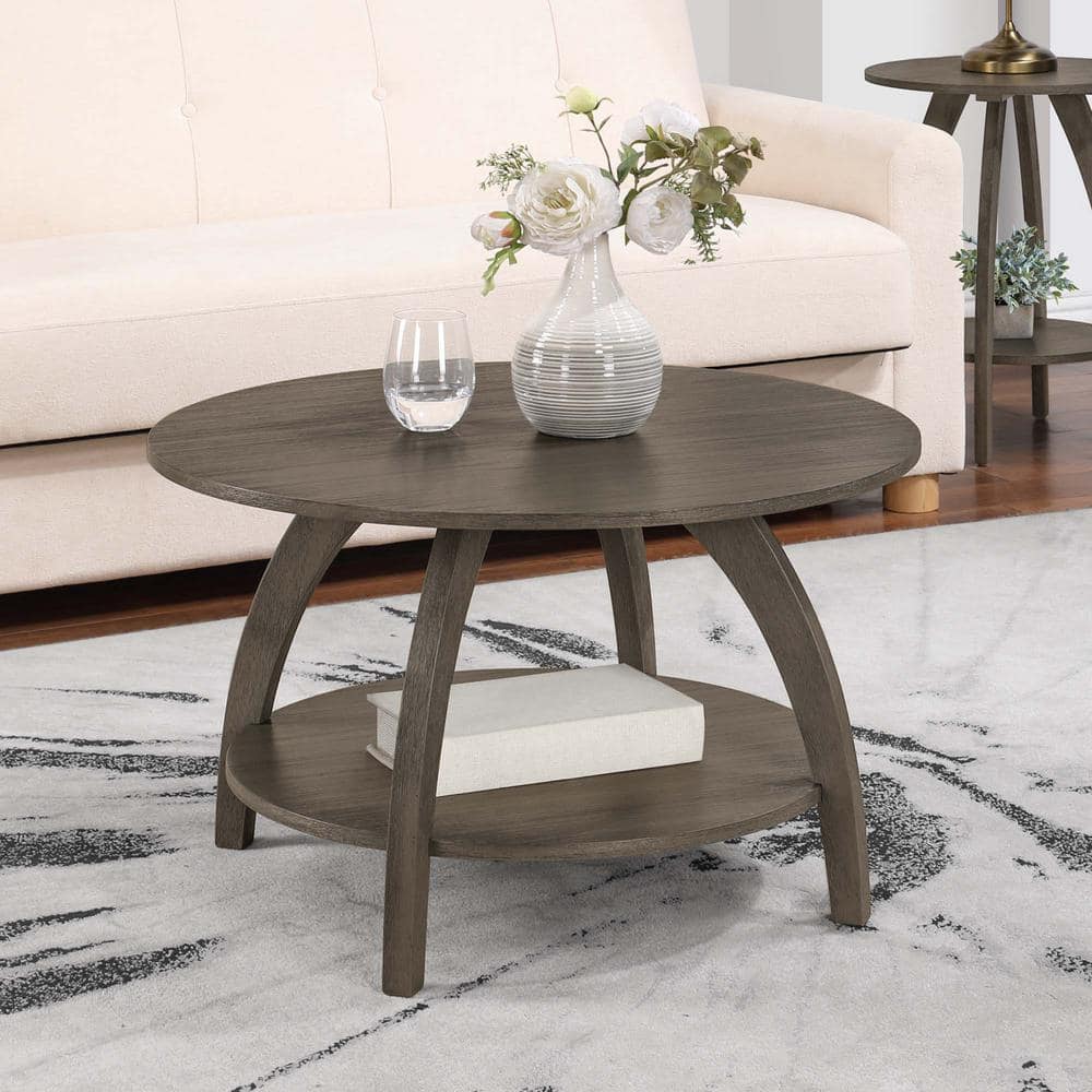 Convenience Concepts Aldrin Coffee Table with Shelf