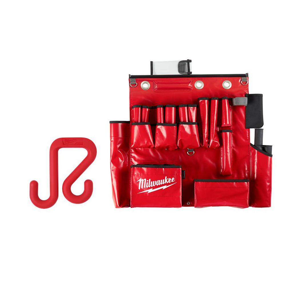 Milwaukee Lineman's Aerial Tool Apron with 2 in. Bucket Hook 48-22-8292 ...