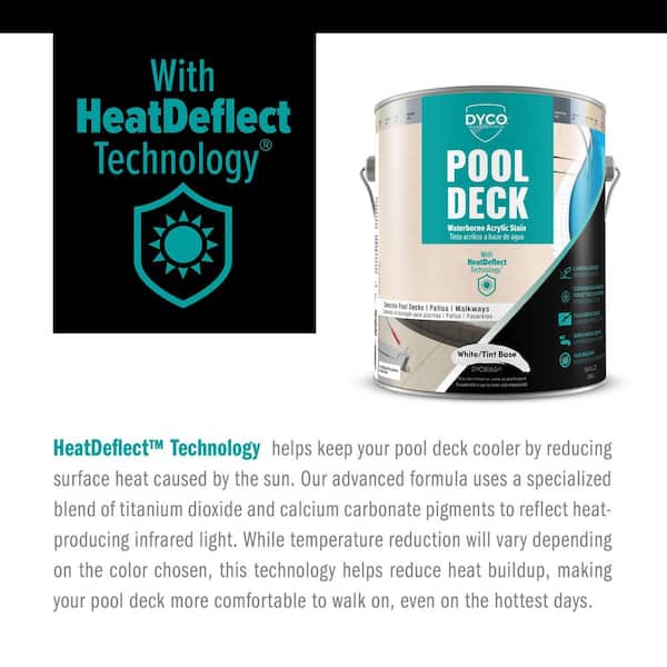 Reviews for Dyco Paints Pool Deck 1 gal. 9050 Tint Base Low Sheen ...