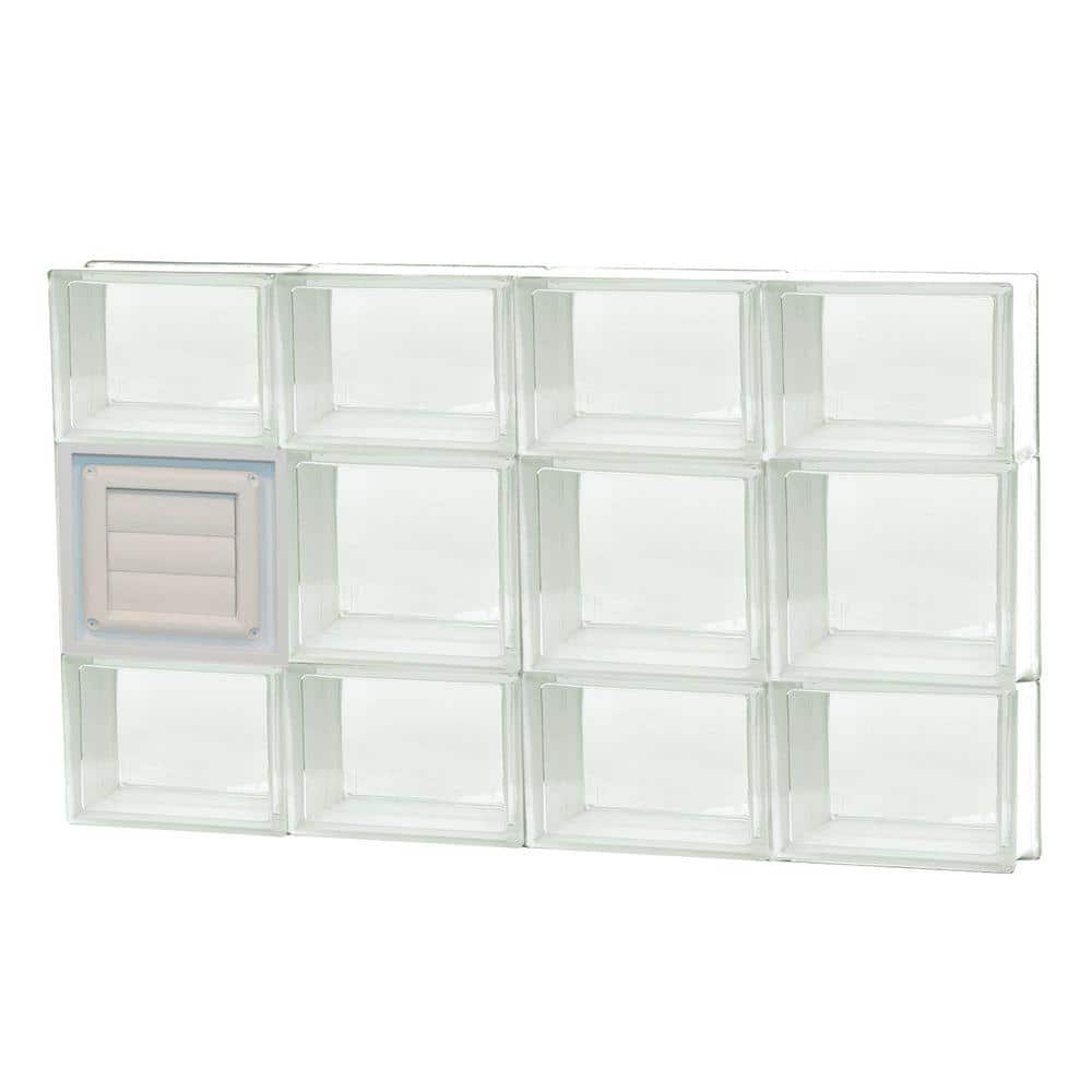 Clearly Secure 31 in. x 19.25 in. x 3.125 in. Frameless Clear Glass ...