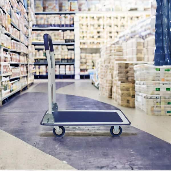 Miscool 330 lbs. Capacity Platform Truck Hand Flatbed Cart Dolly ...