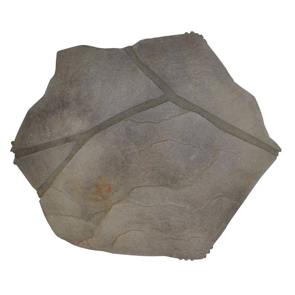 Flagstone Tudor 20 in. x 21 in. Thin Overlay Flagstone (4-Pieces/8.6 sq ...