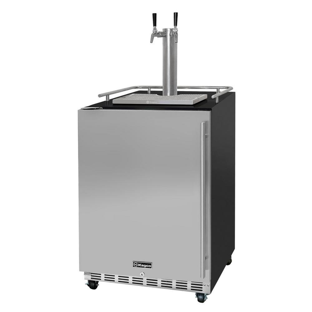 Kegco Digital Commercial Undercounter Full Size Beer Keg Dispenser with ...