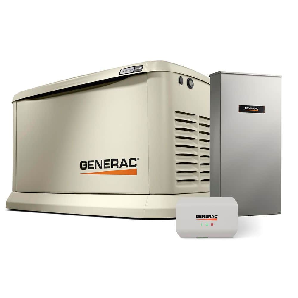 Generac 26,000 Watt Dual Fuel Whole House Generator with Smart Home ...