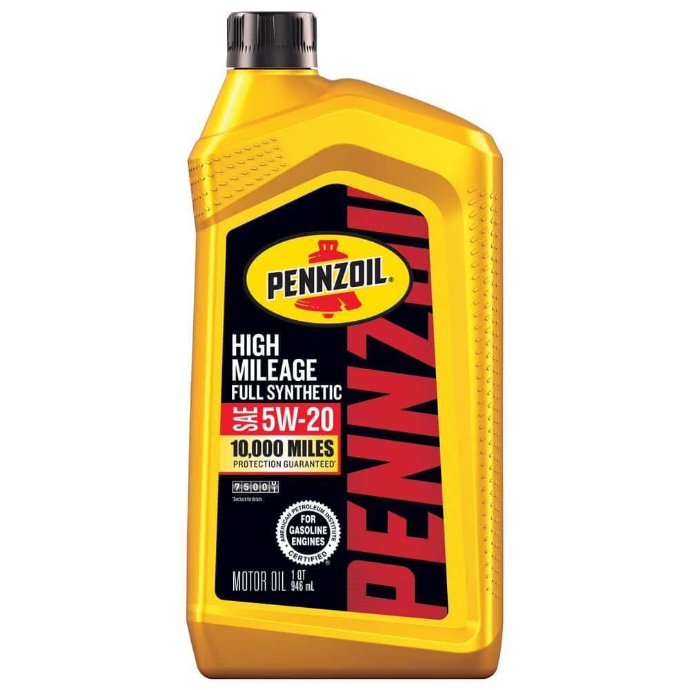 Reviews for Pennzoil 1 qt. Full Synthetic High Mileage Motor Oil 5W20 ...