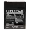 UPG 6-Volt 13 Ah Negative F1 Positive F2 Terminal Sealed Lead Acid (SLA ...