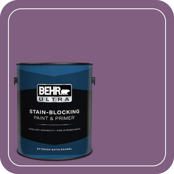 BEHR ULTRA 1 gal. #MQ5-34 Showstopper Satin Enamel Exterior Paint ...