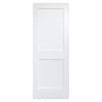 HOMESTEAD Shaker 20 in. x 80 in. 2 Panel Solid Core White Primed Pine ...