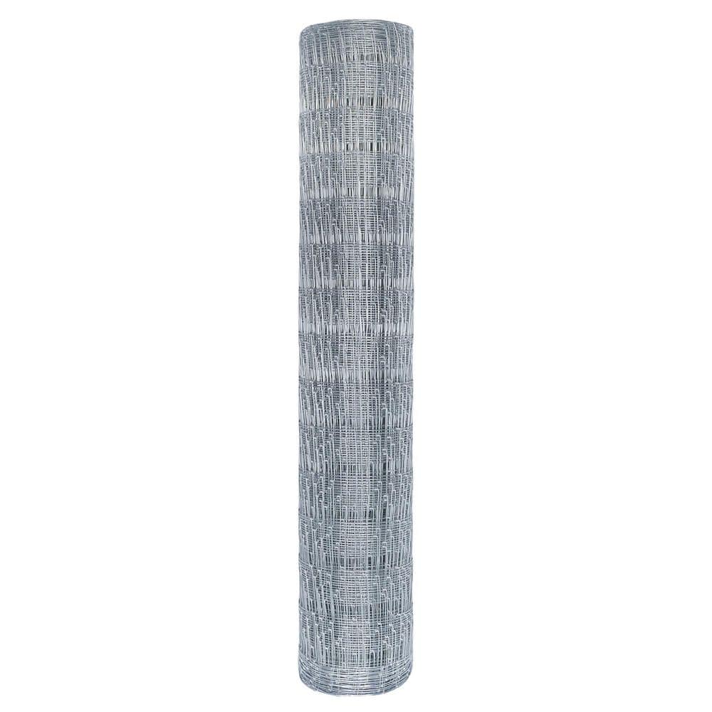 Silverpark 72 in. x 164 ft. Hot-Dip Galvanized Farm Wire Mesh for ...