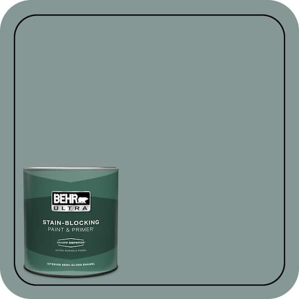 BEHR ULTRA 1 qt. #T18-15 In The Moment Extra Durable Semi-Gloss Enamel ...