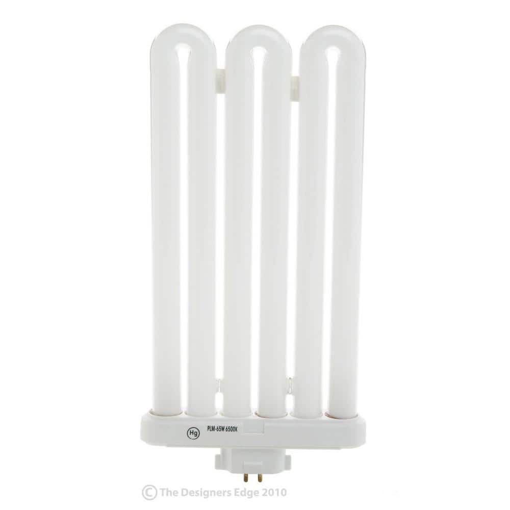Designers Edge 11 in. U-Shape 65-Watt Daylight 6500 K. Fluorescent Tube ...