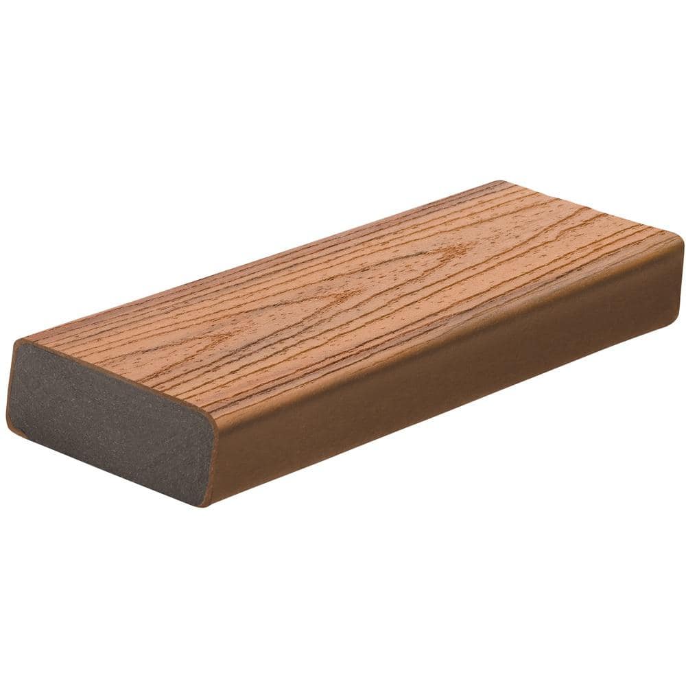 Trex Transcend 2 in. x 4 in. x 16 ft. Tiki Torch Square Edge Composite ...