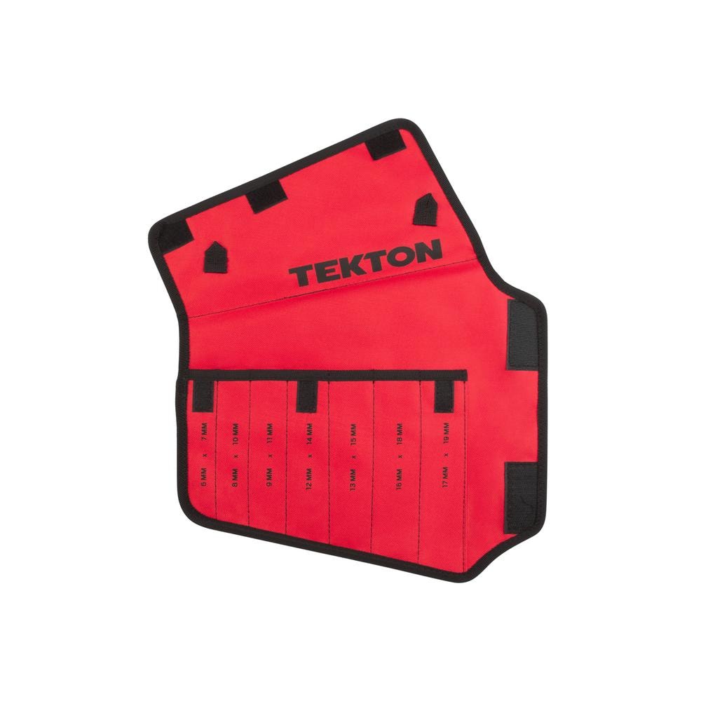 TEKTON 6 mm to 19 mm 7-Tool Box End Wrench Storage Pouch ORG27807 - The ...