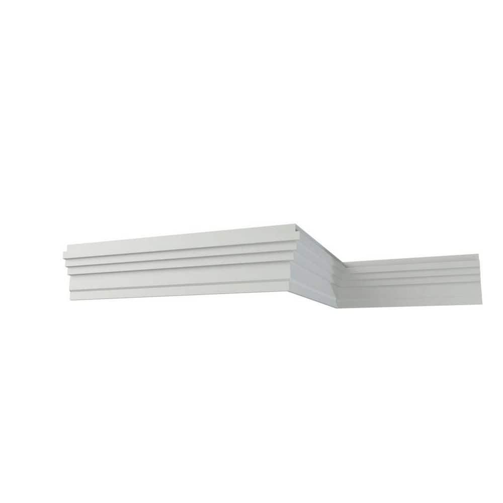 Ekena Millwork Joseph 4.375 in. D x 4.375 in. W x 96 in. L Polyurethane ...