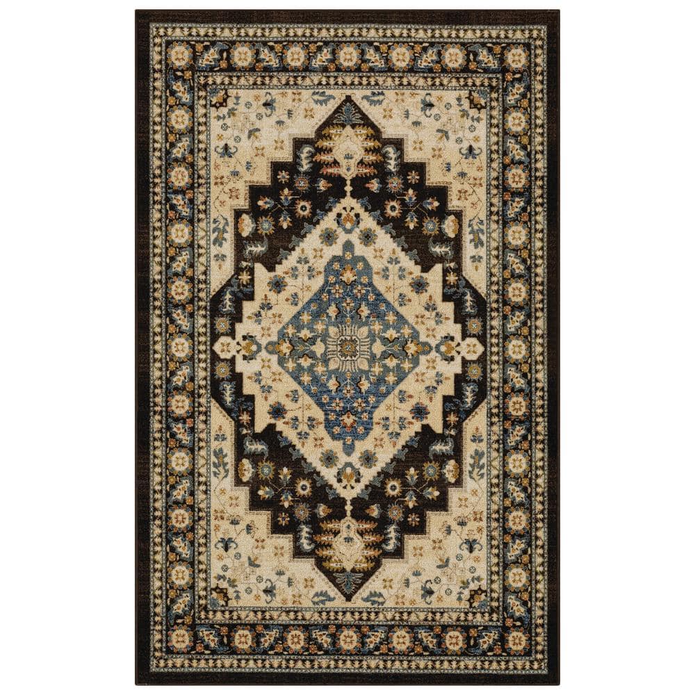 Mohawk Home Kayser Brown 5 ft. x 8 ft. Area Rug 820282 - The Home Depot