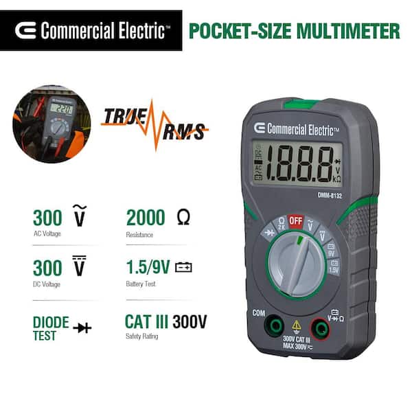 Commercial Electric - Multimeter - The Home Depot