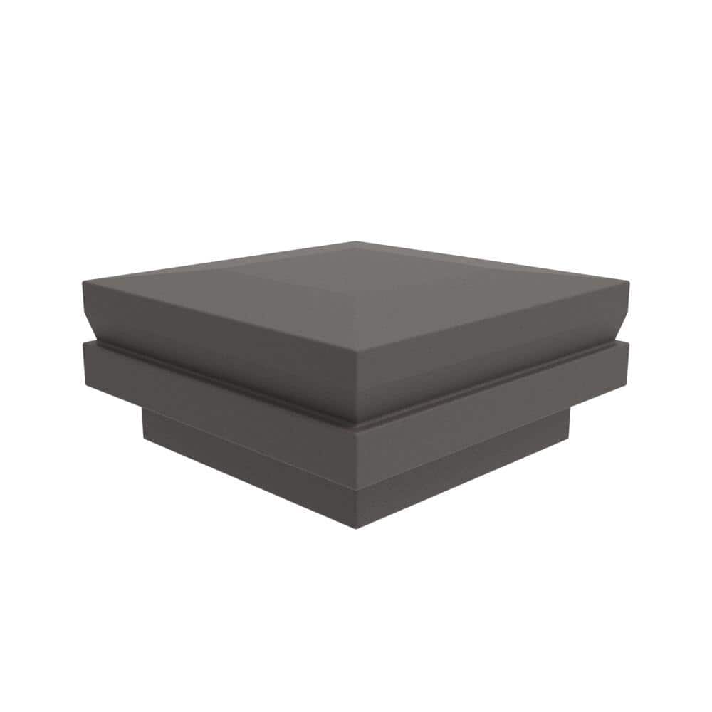 Barrette Outdoor Living VersaRail 2.5 in. Matte Bronze Aluminum Rail ...