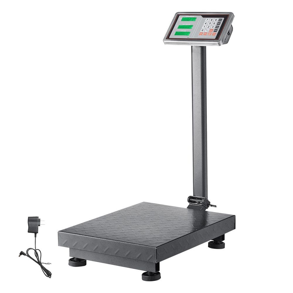 SKYSHALO 660 lbs. Computing Digital Platform Scale, Stainless Steel ...