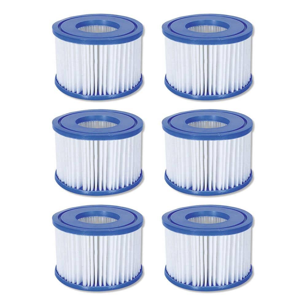 Bestway SaluSpa 4.2 in. Dia 105 sq. ft. Pool Filter Pump Type VI ...