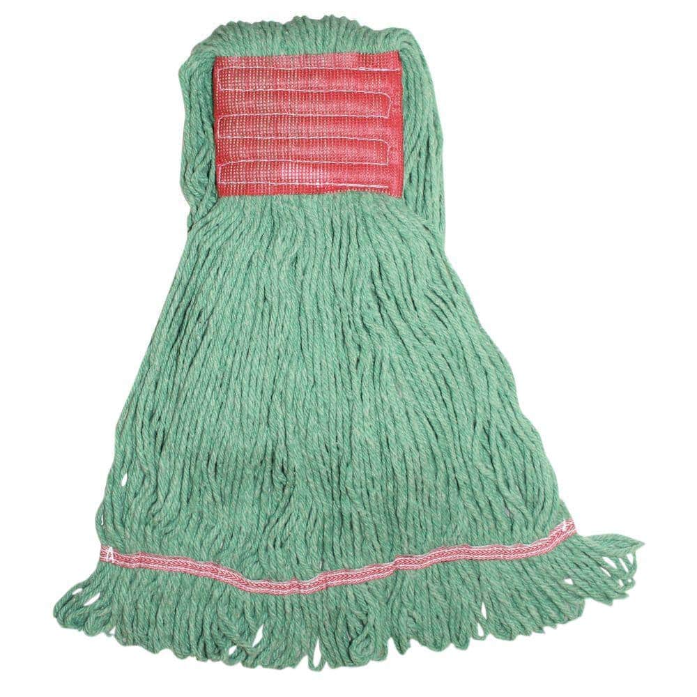 Genuine Joe Synthetic Blend Large Rayon Cotton Mop Head GJOLGR5B - The ...