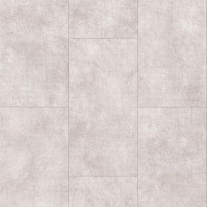 Proteco Padova Grey 12 MIL x 12 in. W Waterproof Click Lock Vinyl Tile ...