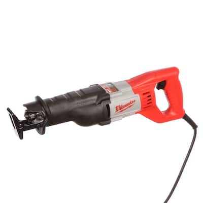 Milwaukee 15 Amp 1-1/4 in. Stroke Orbital SUPER SAWZALL Reciprocating Saw W/ Hard Case & Carbide ...