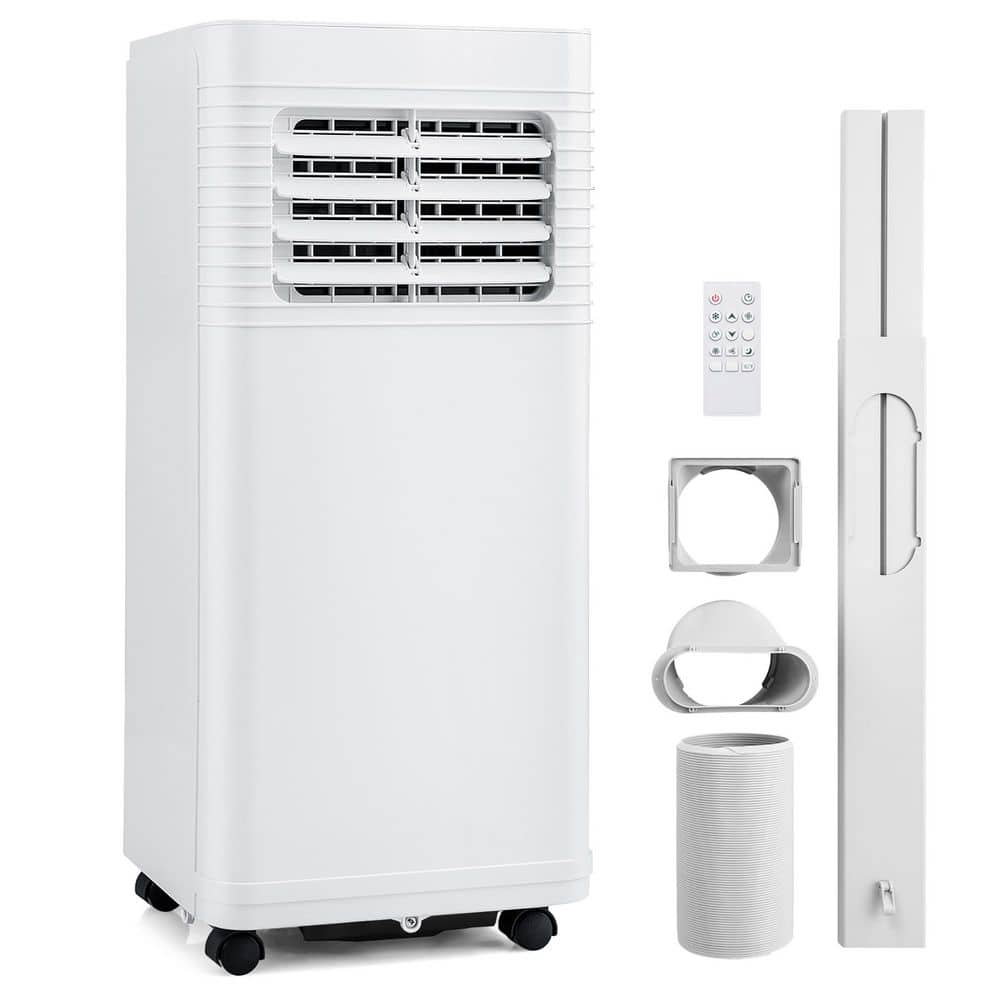 Gymax 8000-BTU Portable Air Conditioner 3-in-1 AC Unit with ...