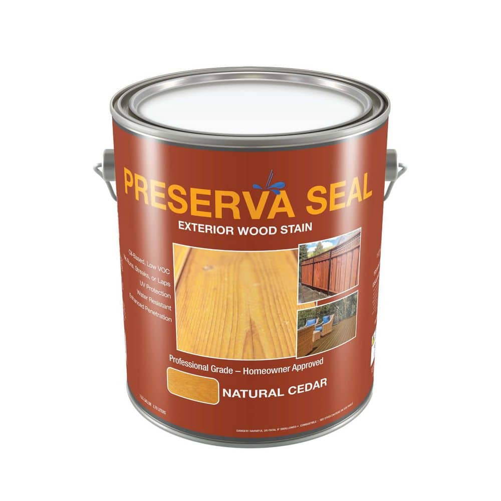 Preserva Wood PRESERVA seal natural cedar exterior stain and sealer ...
