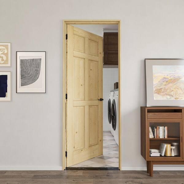 6 Panel - Wood - Prehung Doors - The Home Depot