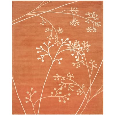SAFAVIEH Soho Rust/Multi 3 ft. x 12 ft. Floral Runner Rug SOH712R-212 ...