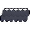 Novik NovikShake 10 in. x 32 in. HR Half Round Polymer Siding in ...