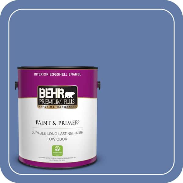 BEHR PREMIUM PLUS 1 gal. #M540-6 Miracle Elixir Eggshell Enamel Low ...