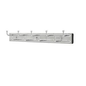 Rev-A-Shelf 9-Hooks Chrome Pull-Out Side Mount Belt Rack BRC-14CR - The ...
