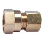 LTWFITTING 5/8 in. O.D. Comp x 1/2 in. FIP Brass Compression Adapter ...