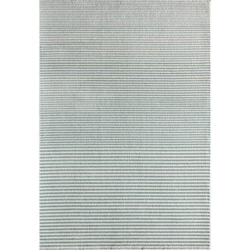 Isaac Mizrahi Peppermint Pinstripes 2 X 4ft. Indoor Area Rug RA32094 ...