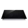 LG 24 in. 4 Elements Radiant Electric Cooktop in Black with Dual ...