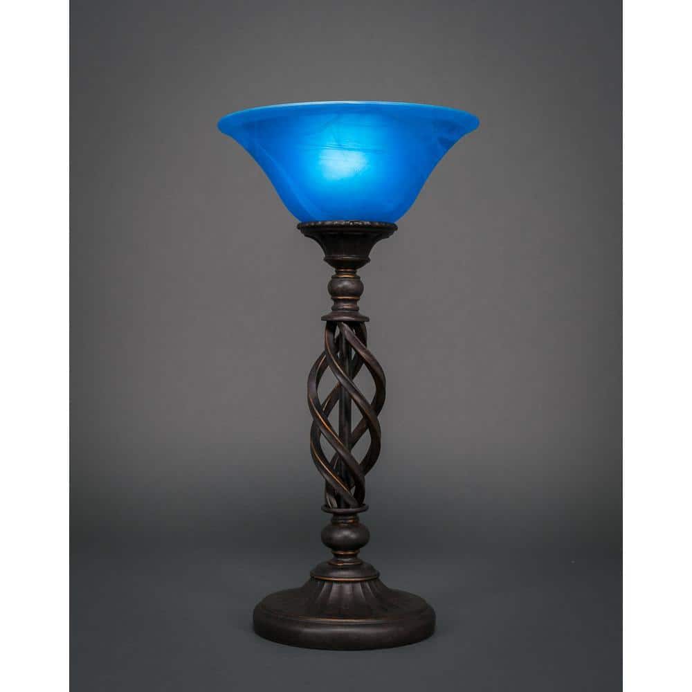 Olympia 20.25 in. Dark Granite Rechargeable Integrated LED Bedside ...