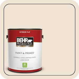 BEHR MARQUEE 5 gal. #N290-1 Original White Flat Exterior Paint & Primer ...