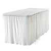 The Folding Table Cloth 6 ft. White Table Cloth Made for Folding Tables ...