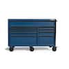Husky Heavy-Duty 61 in. W x 24 in. D Mobile Workbench in Matte Blue ...