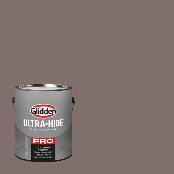 Glidden Ultra-Hide 1 gal. PPG1015-6 Granite Boulder Ultra Flat Interior ...