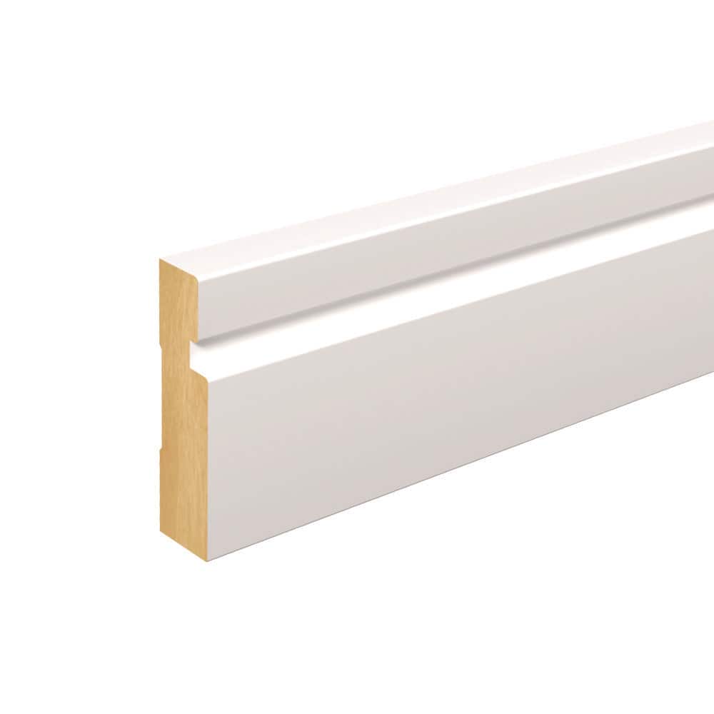 HOUSE OF FARA 11/16 in. D x 2-7/8 in. W x 90 in. L Primed Poplar Wood ...