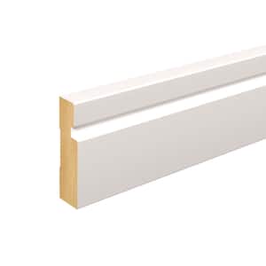 HOUSE OF FARA 11/16 in. D x 3-1/4 in. W x 90 in. L Primed Poplar Wood ...