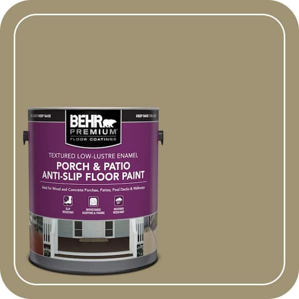 BEHR PREMIUM 1 gal. #380F-6 River Bank Textured Low-Lustre Enamel ...