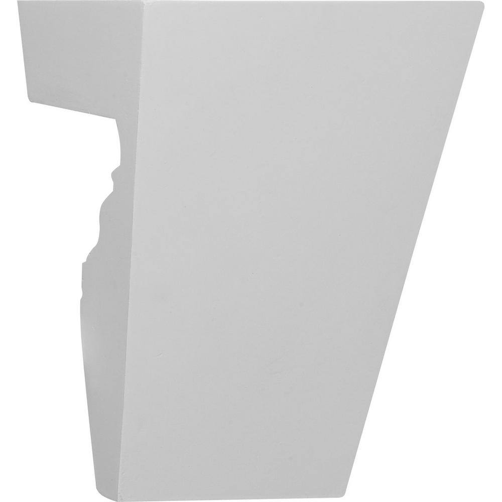 Ekena Millwork 5-3/4 in. x 4 in. x 6-3/4 in. Traditional Keystone ...