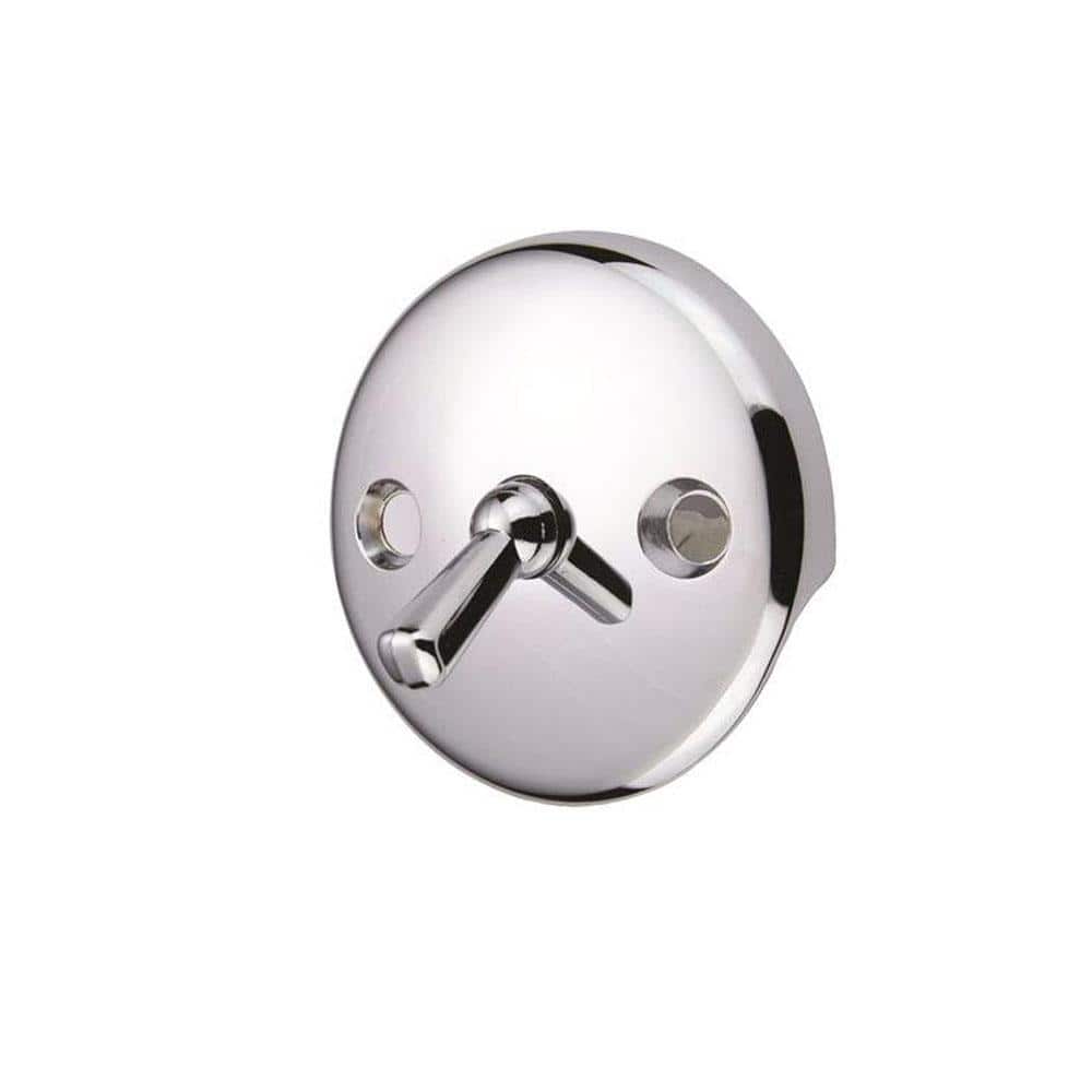 ProPlus Tub Drain with Trip Lever Face Plate, Chrome 1311 - The Home Depot