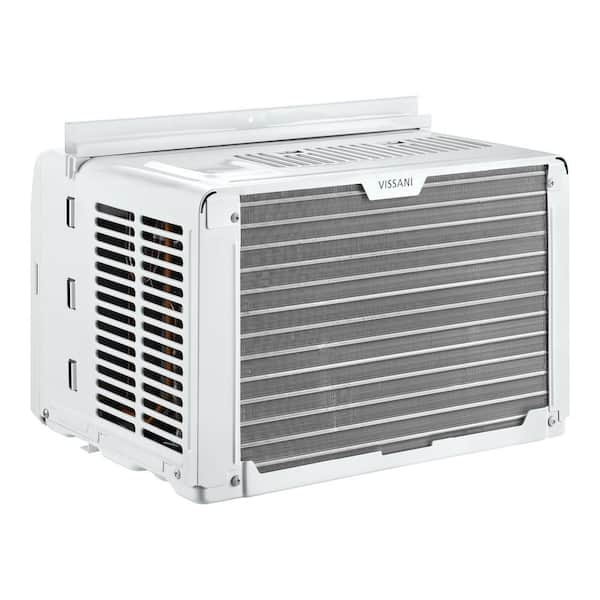 Vissani 5,000 BTU 115-Volt Window Air Conditioner 150 sq. ft. Rooms ...