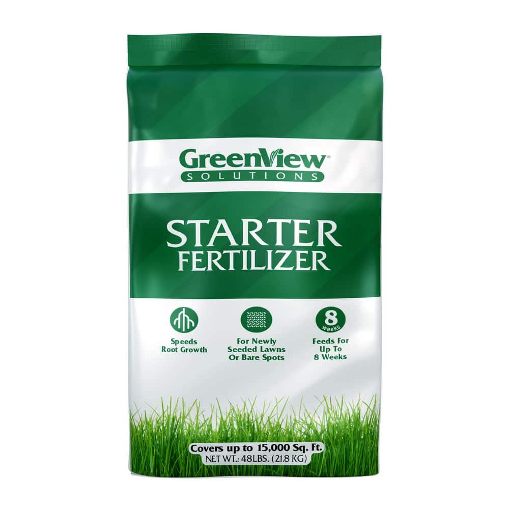GreenView 48 lb. Solutions Starter Fertilizer, Covers 15,000 sq. ft ...