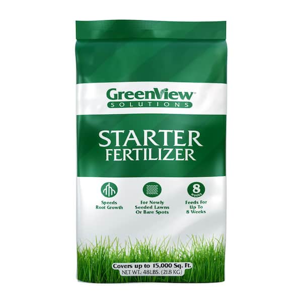 GreenView 48 lb. Solutions Starter Fertilizer, Covers 15,000 sq. ft ...