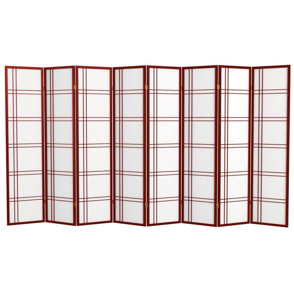 Red Lantern 6 ft. Rosewood 8-Panel Room Divider SSCDBLX-8P-RWD - The ...